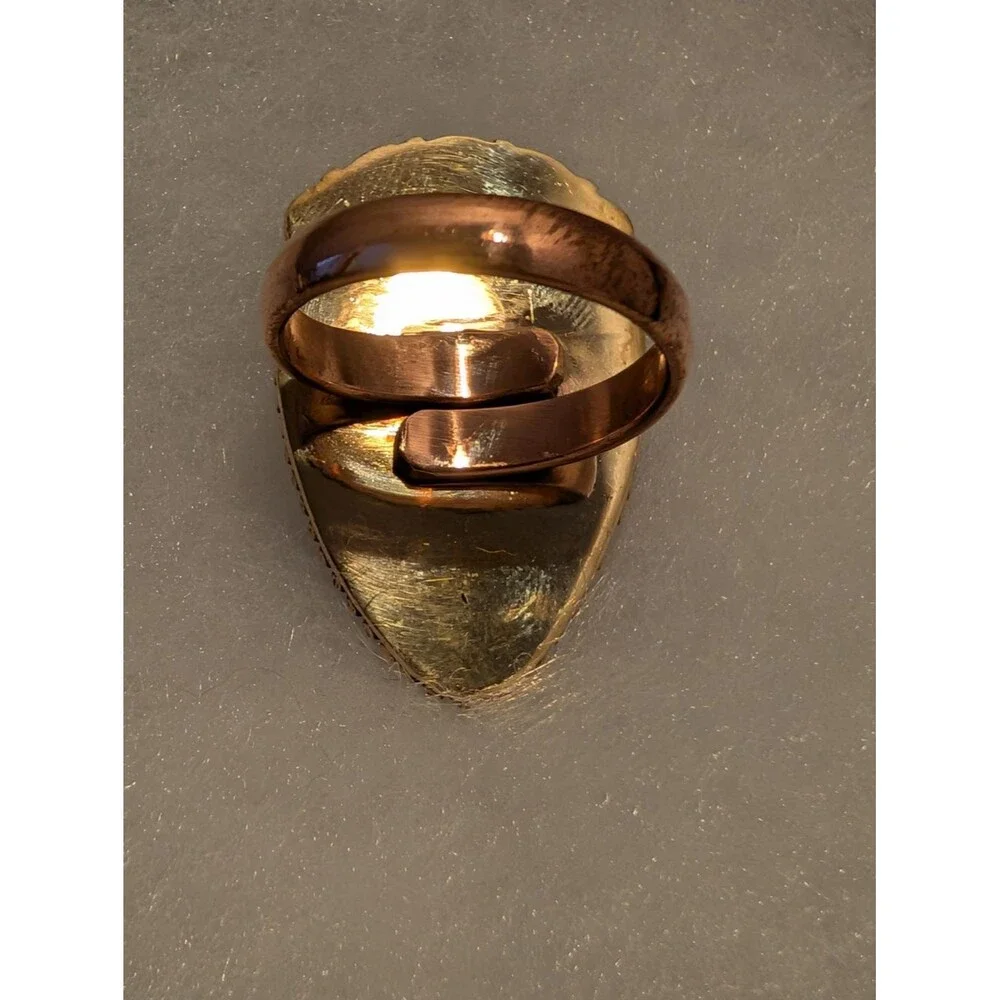 Unbranded | Jewelry | Huge Pietersite Stone Ring Set In Pure Copper ...